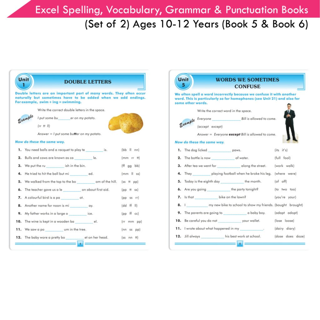 Excel Basic Skills Spelling, Vocabulary, Grammar and Punctuation Book ...