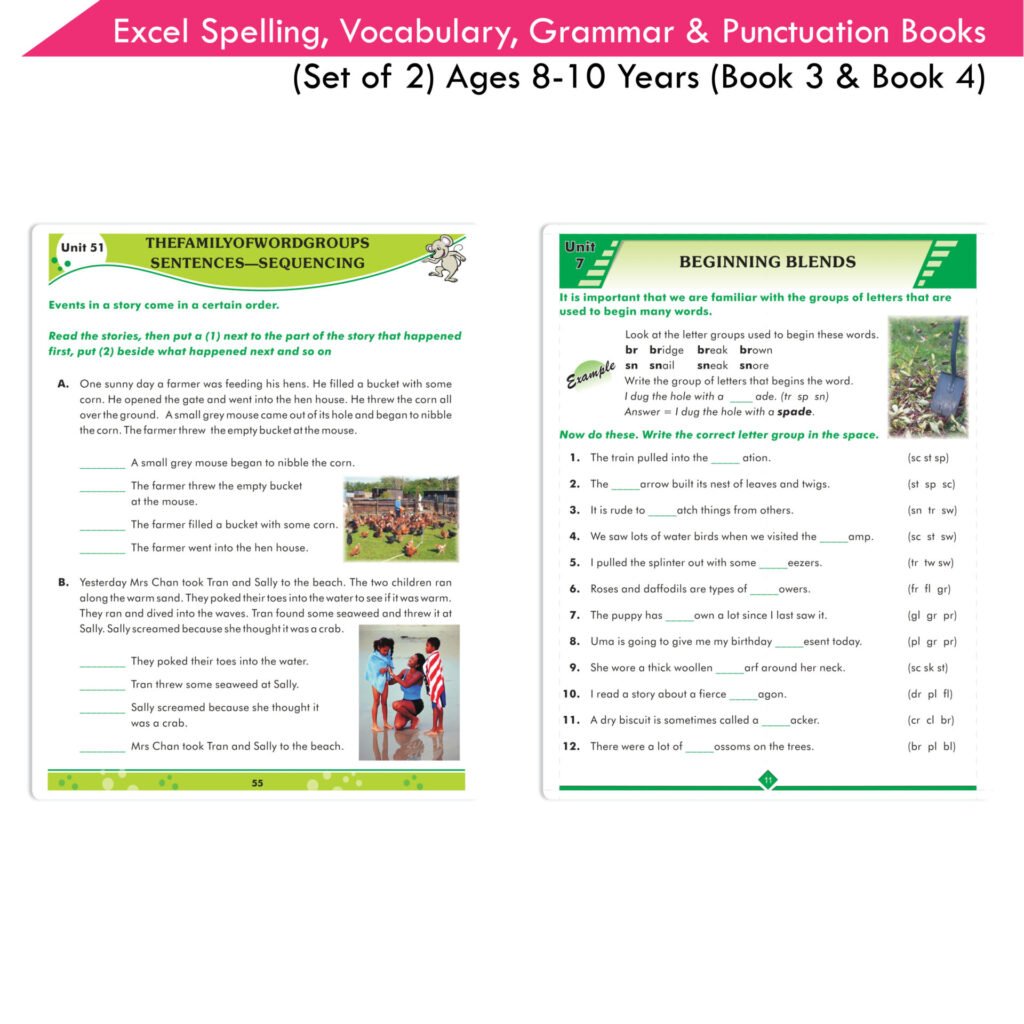 Excel Basic Skills Spelling, Vocabulary, Grammar and Punctuation Book ...