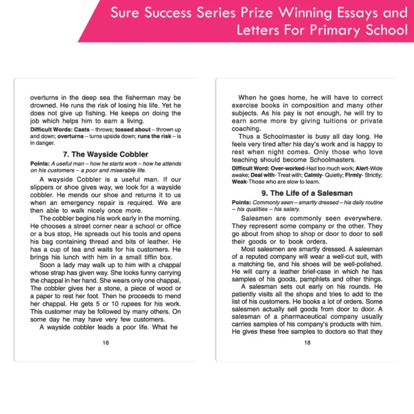 Sure Success Series Prize Winning Essays and Letters for Primary School ...