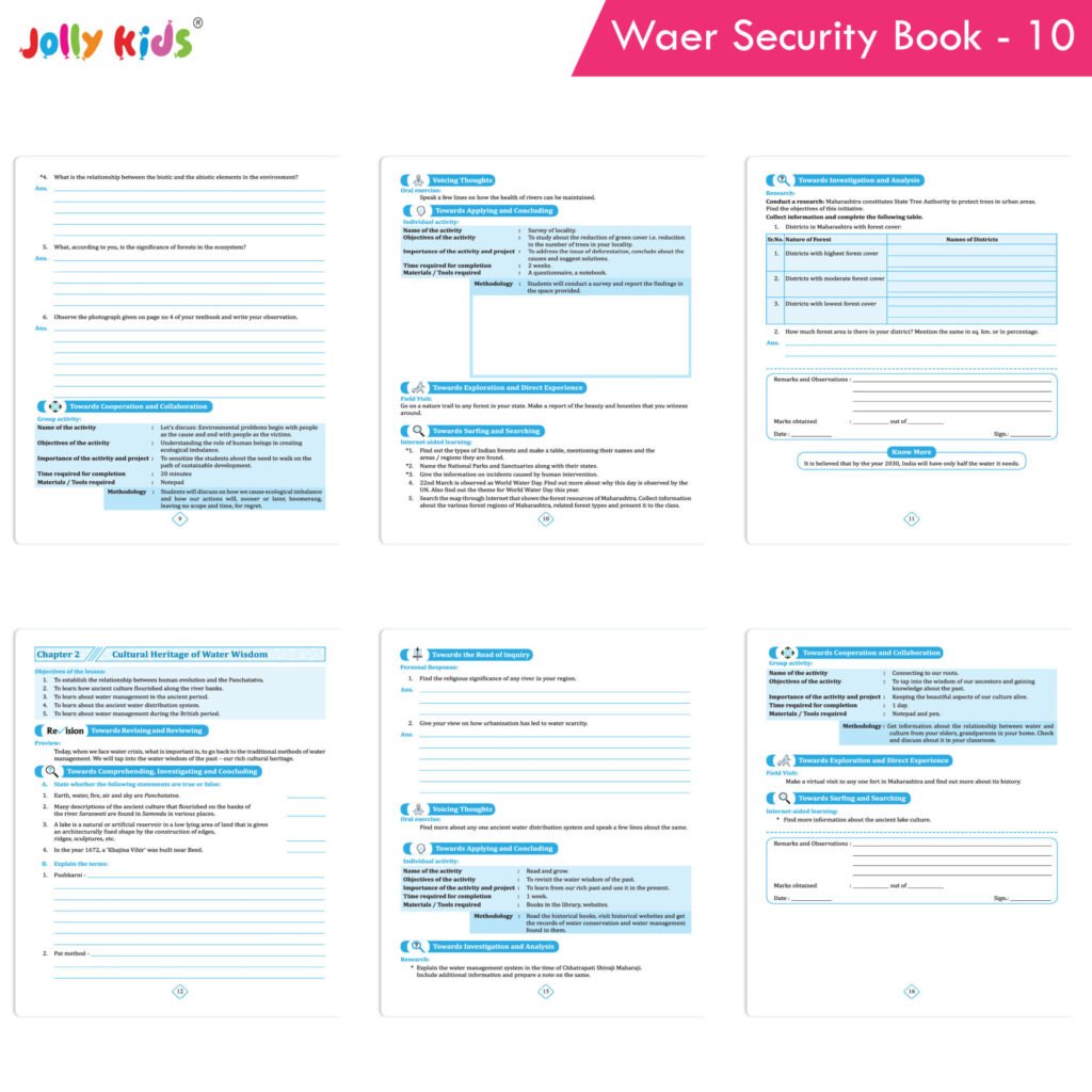 Nigam Water Security Workbook and Journal Standard 10 (As per ...