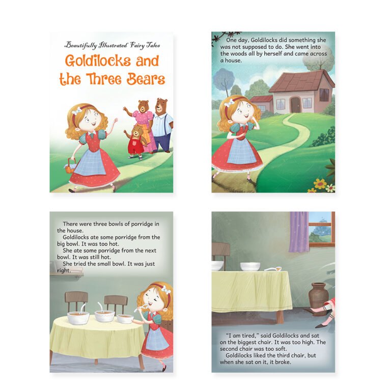 Jolly Kids Beautifully Illustrated Fairy Tales Books E Set of 8| Beauty ...