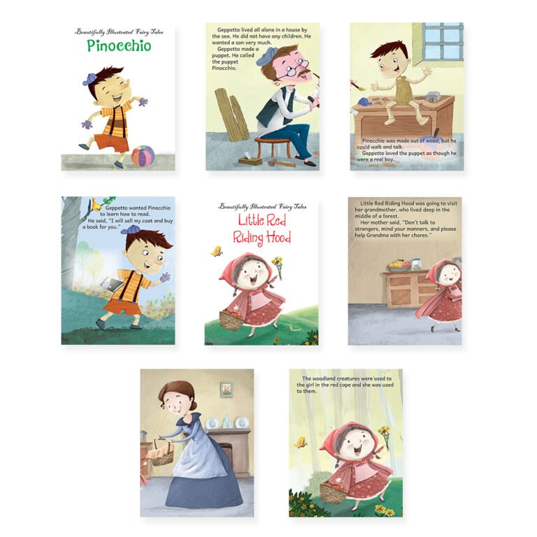 Jolly Kids Beautifully Illustrated Fairy Tales Books G Set of 16 ...