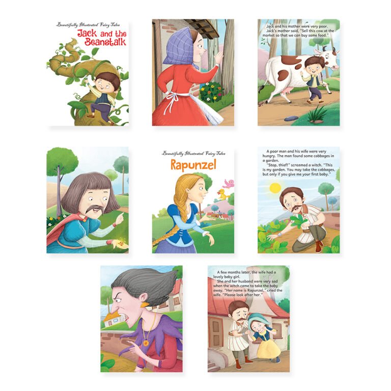Jolly Kids Beautifully Illustrated Fairy Tales Books G Set of 16 ...