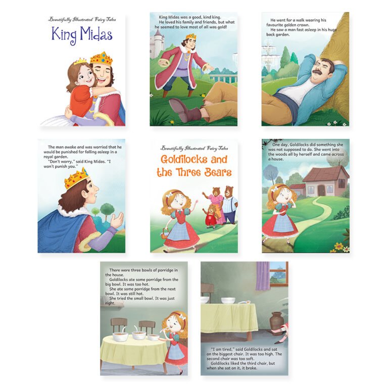 Jolly Kids Beautifully Illustrated Fairy Tales Books G Set of 16 ...