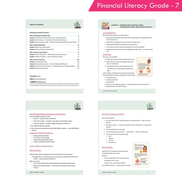 Financial Literacy Book Grade 7 | NEP 2020 Guide for Student