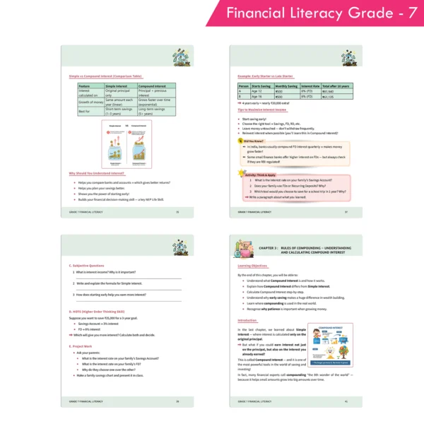 Financial Literacy Book Grade 7 | NEP 2020 Guide for Student