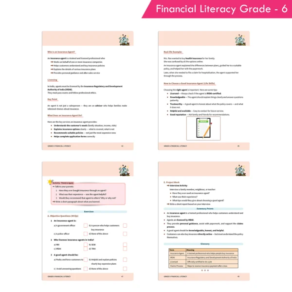 Financial Literacy Grade 6 | Learn Insurance and Investment