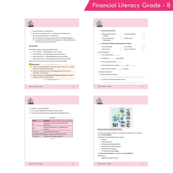 Financial Literacy Book Grade 8 | NEP 2020 Money Education